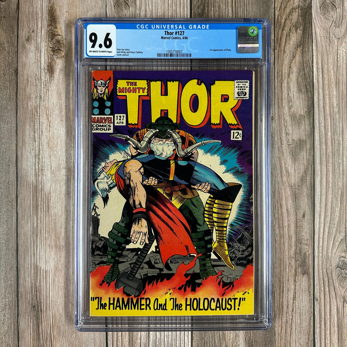 Thor #127 CGC 9.6 1st appearance of Pluto, Hippolyta, Midgard Serpent, – Bry's Comics