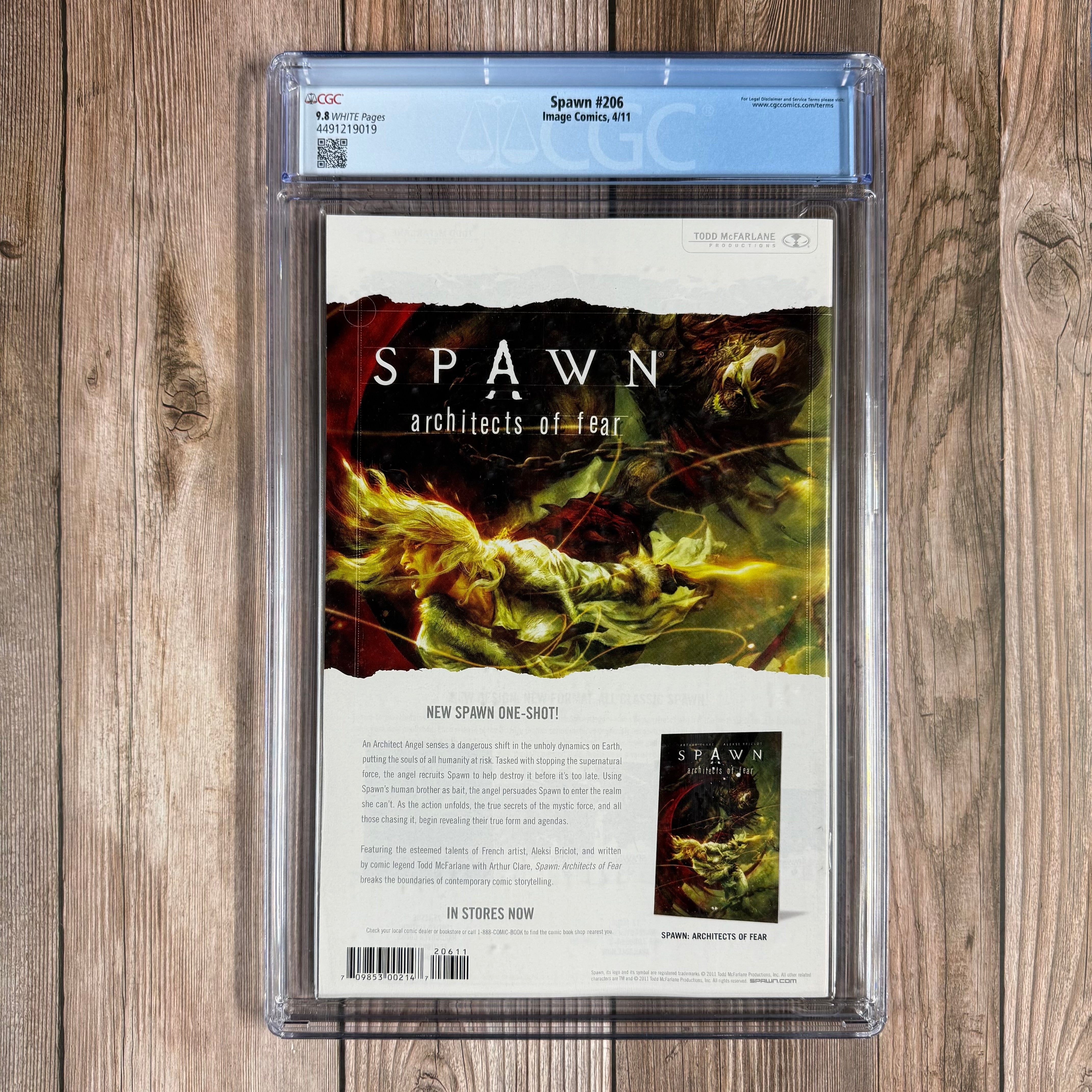 Spawn #206 CGC 9.6 WP Low Print – Bry's Comics