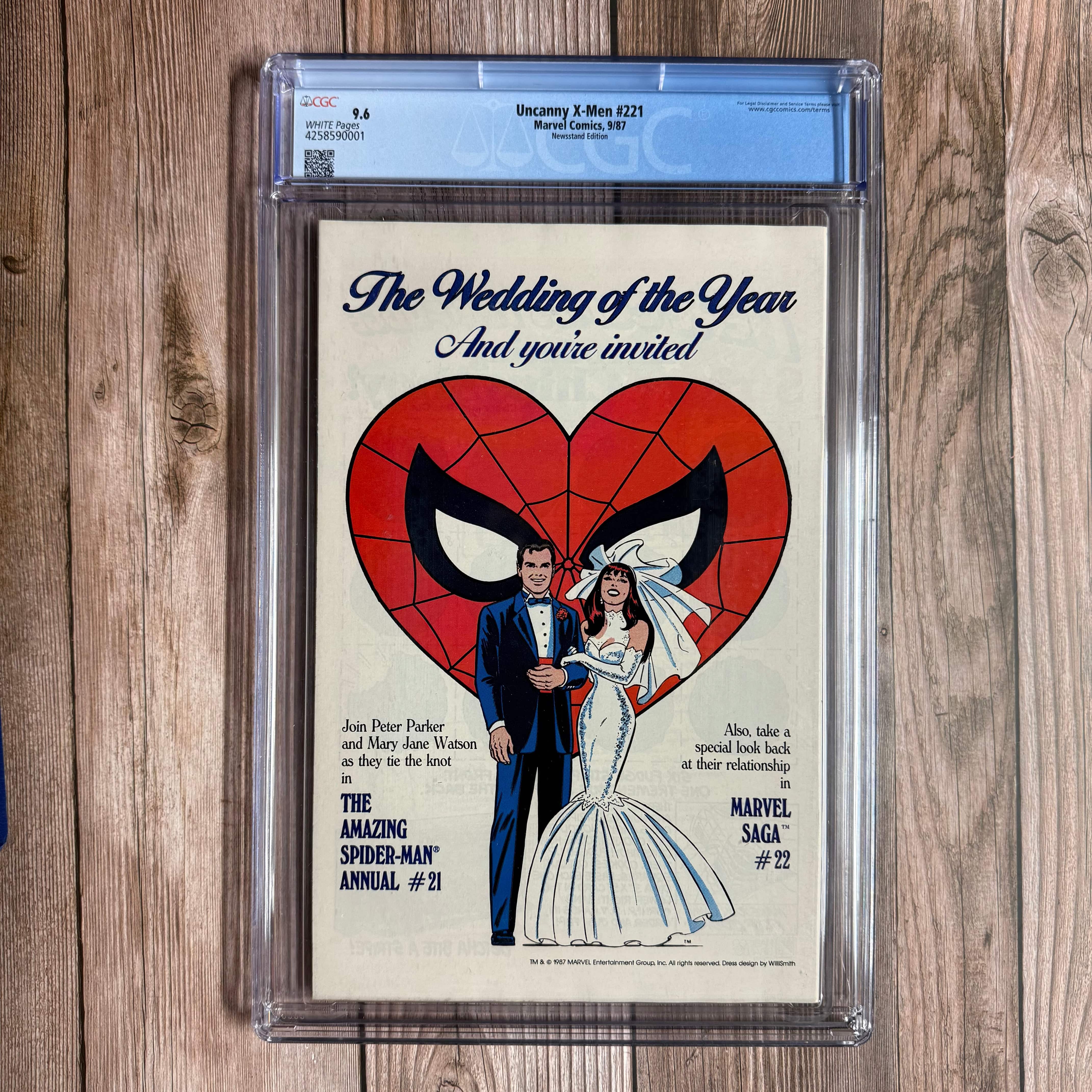 Uncanny X-Men #221 CGC 9.6 WP 1st full appearance of Mr. Sinister, NEW ...